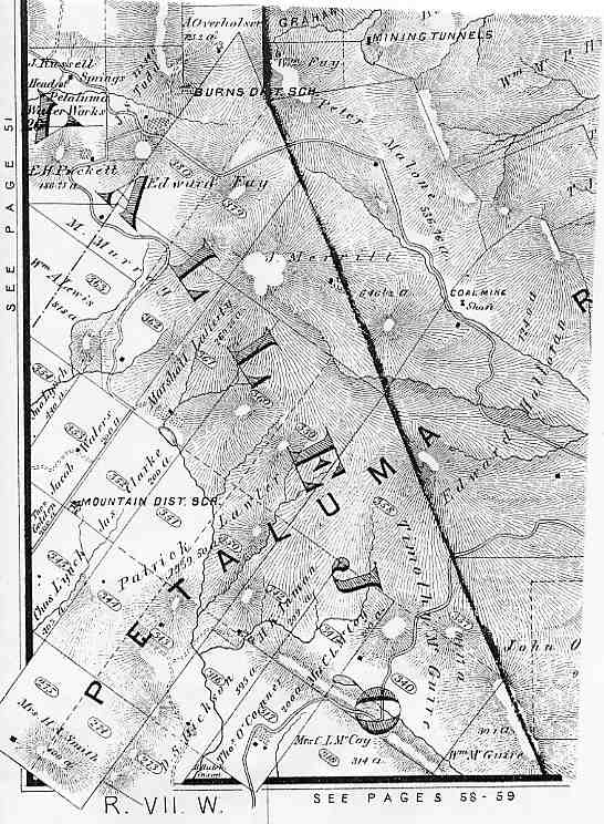 Lafferty Ranch historical map